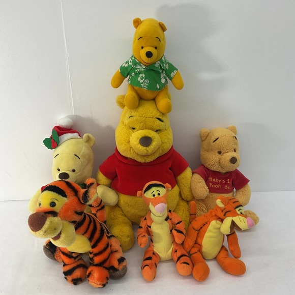Disney | Toys | Used Mixed Lot Disney Winnie The Pooh Character Plush ...